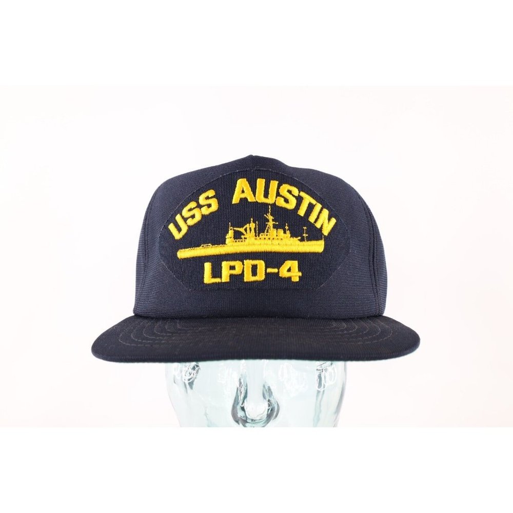 Vintage 80s New Era Pro Design Uss Austin Lpd-4 Spell… - Gem